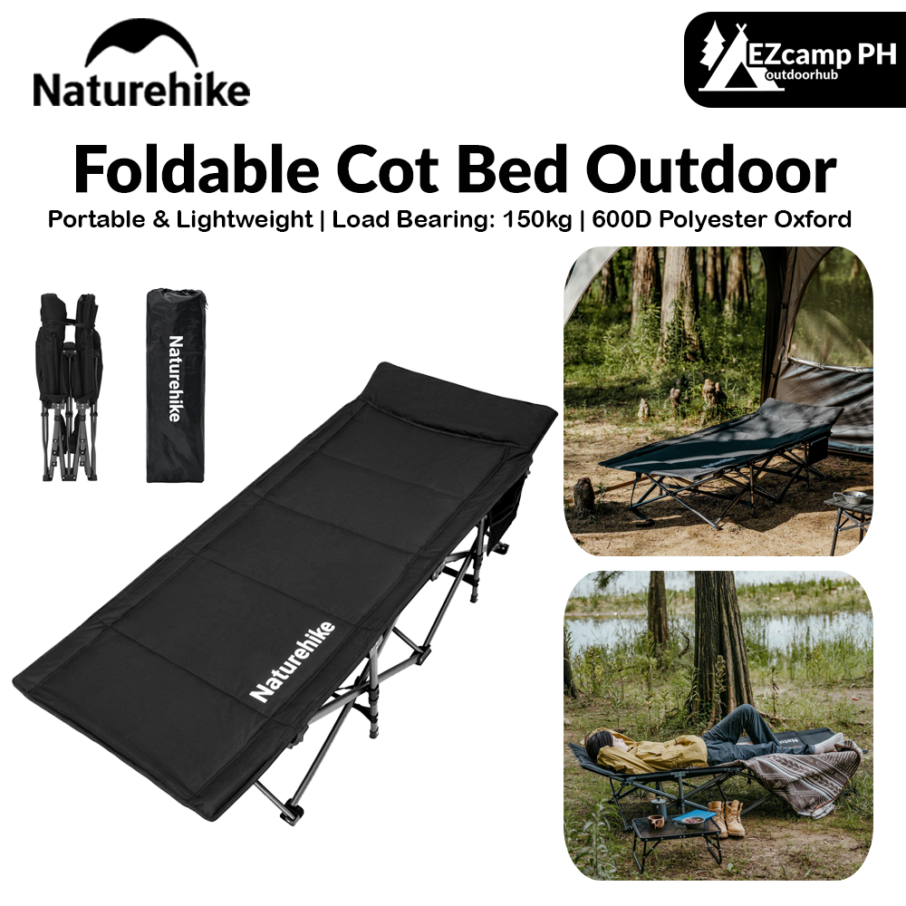 Naturehike Foldable Cot Bed Outdoor Compact Integrated Storage – EZcamp ...