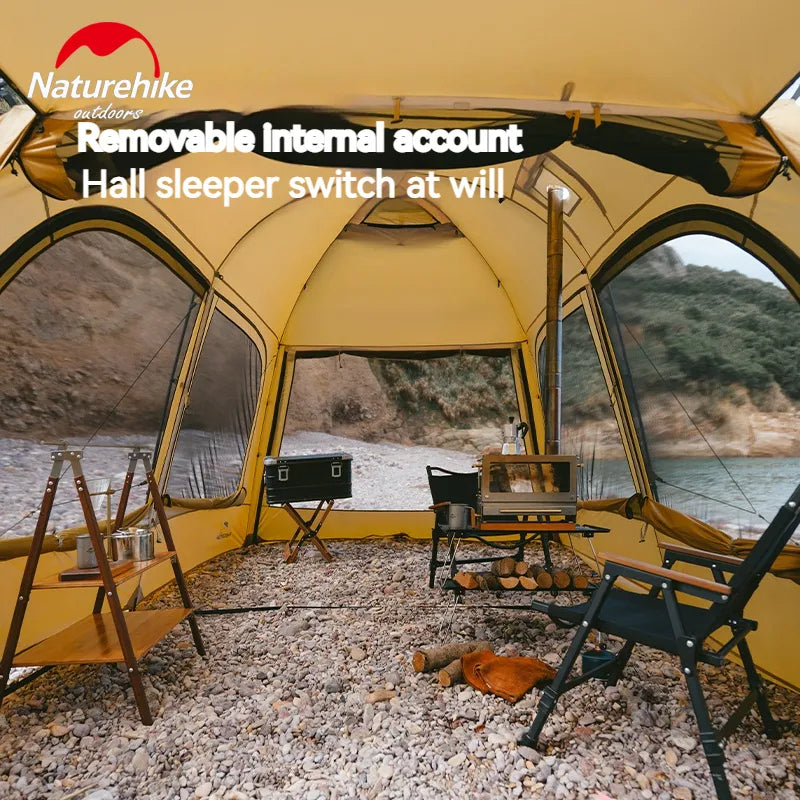 Naturehike DUNE Series 10.9 4 Season 2 Rooms Waterproof Tent ...