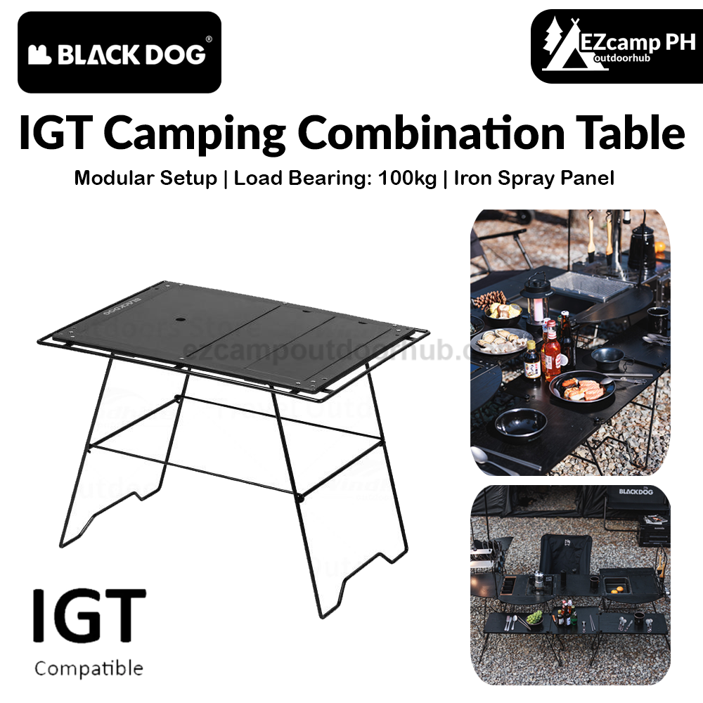 BLACKDOG IGT Camping Combination Table Portable Modular Multi-setting ...