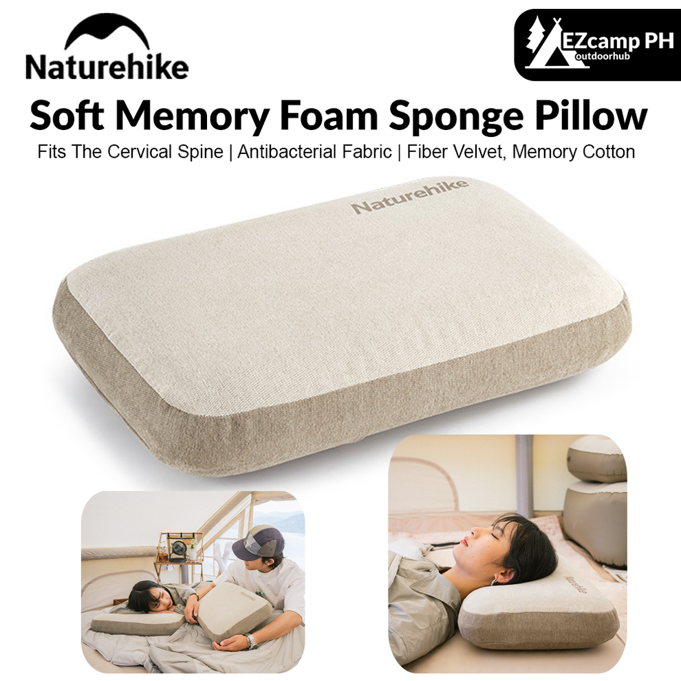 Naturehike Soft Memory Foam Sponge Pillow Portable Ultralight – EZcamp ...