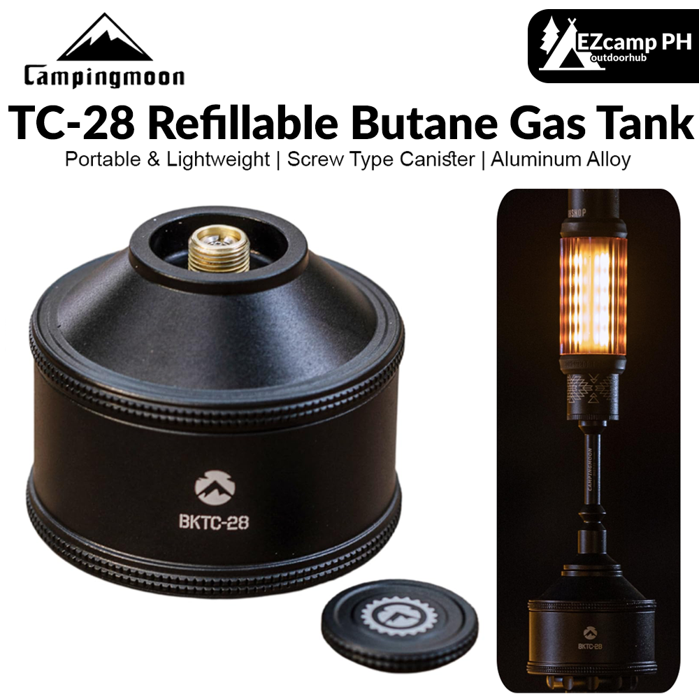 CAMPINGMOON BKTC-28 Refillable Butane Gas Tank Canister 35g Camping ...