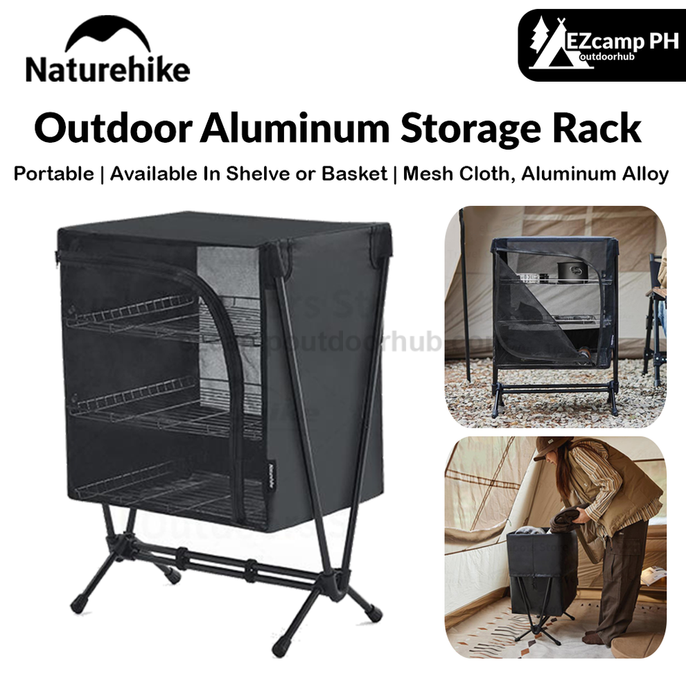Naturehike Outdoor Aluminum Storage Rack Outdoor 3-Layer Folding ...