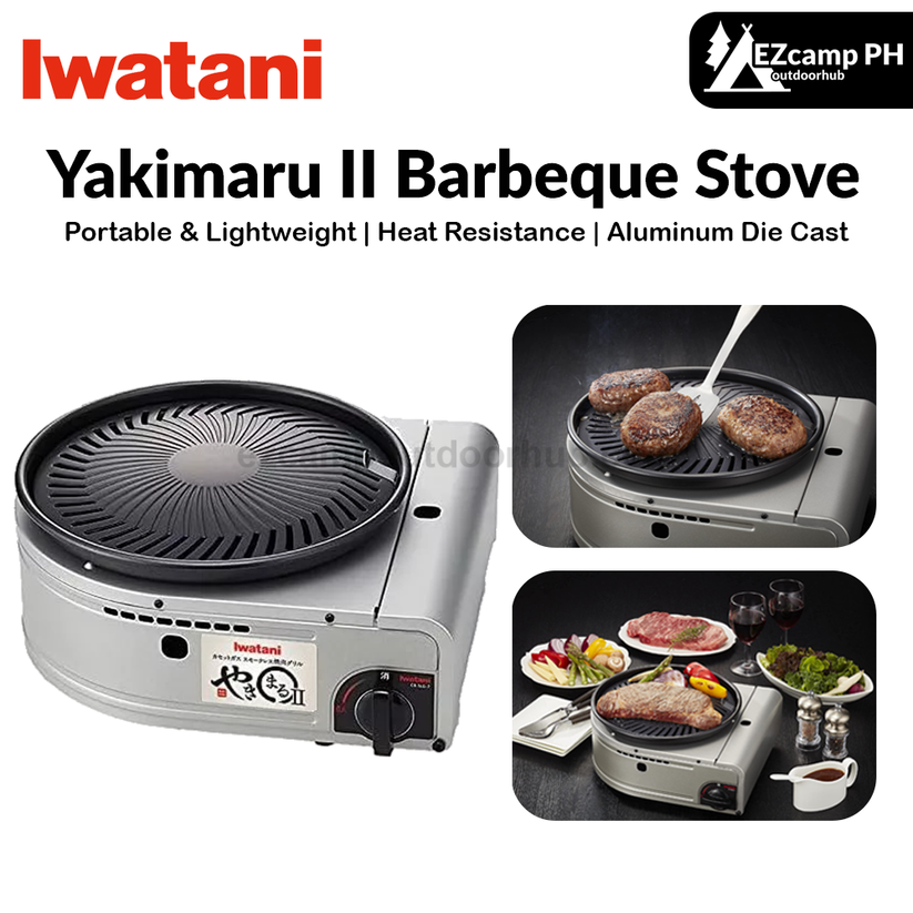Iwatani YAKIMARU II Barbeque Stove Portable Lightweight Butane – EZcamp ...