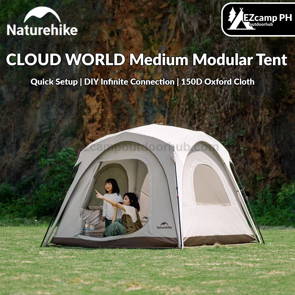 Naturehike CLOUD WORLD Medium Modular Tent Automatic Quick Setup – EZcamp Outdoorhub