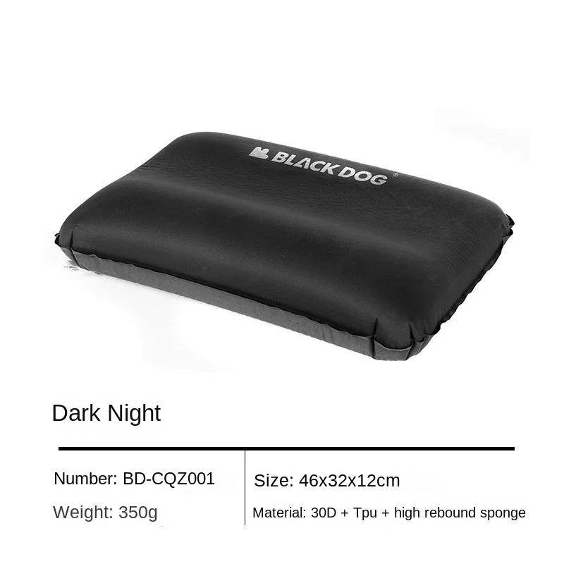 BLACKDOG Cloud-Memory Foam Camping Pillow Self Inflating Pillow Sponge ...