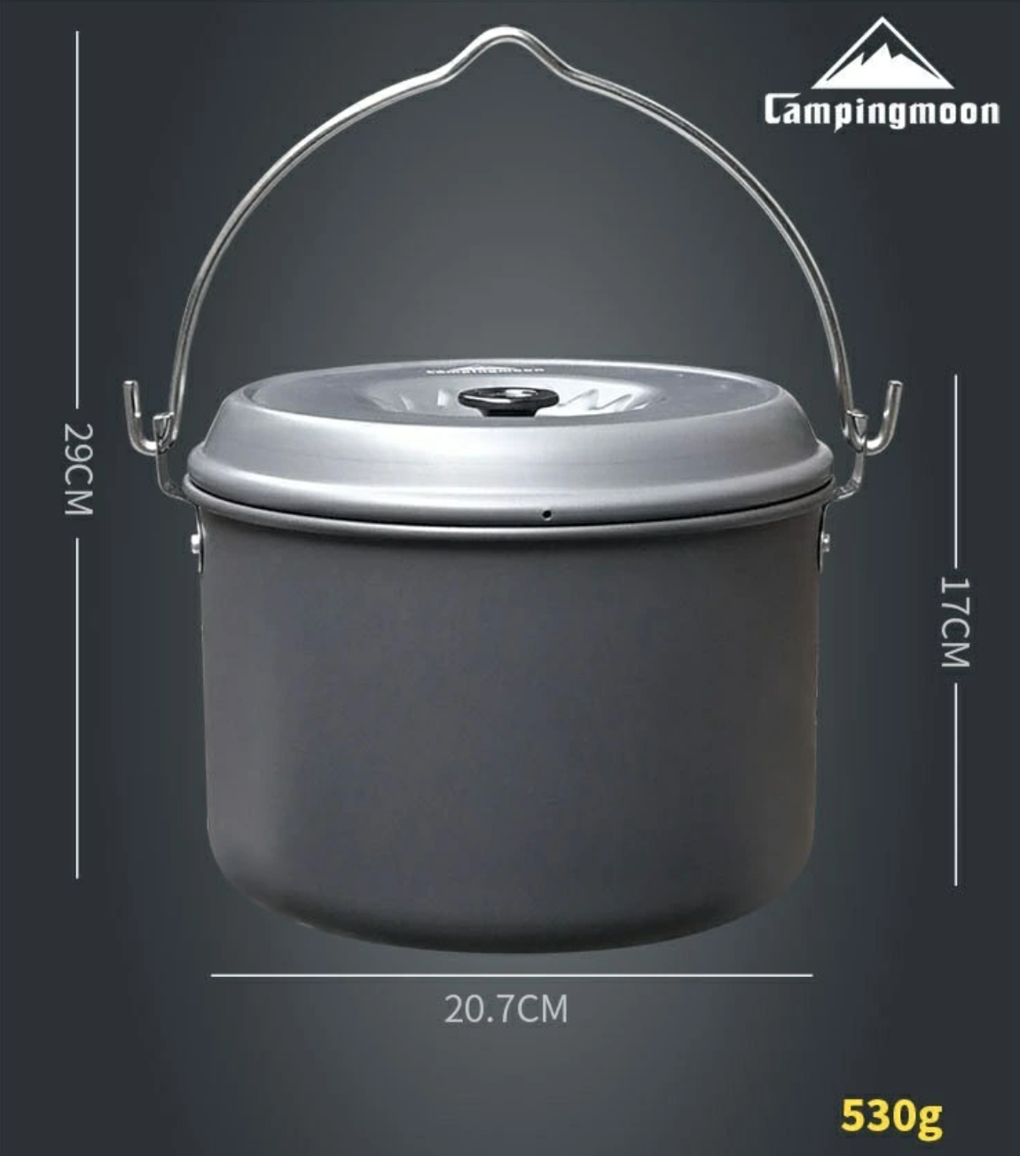 CAMPINGMOON MC-700 7 Person Camping Cookware Set Aluminum Alloy – ezcampphoutdoorhub