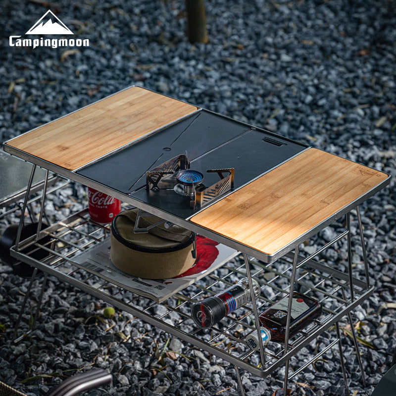 Campingmoon GT-3 Butterfly Stove Table IGT Compatible Outdoor Camping – ezcampphoutdoorhub