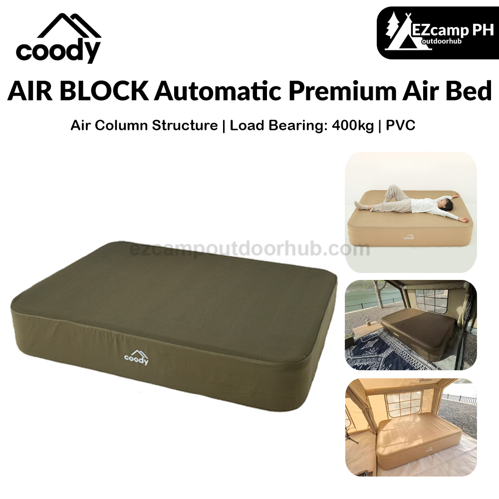 Coody AIR BLOCK Automatic Premium Air Bed Portable Foldable Mattress P ...