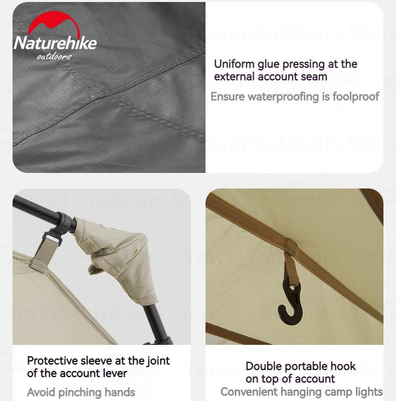 Naturehike VILLAGE Series 6.0 Gen 2 Fast Automatic Cabin Style Tent – ezcampphoutdoorhub