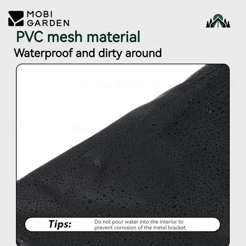 Mobi Garden Black Folding Square PVC Waterproof Storage Bag 12.5L 25L ...