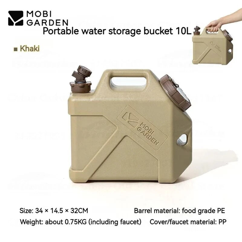 Mobi Garden MUZE Outdoor Water Container 10L 20L Thick Food Grade PE ...