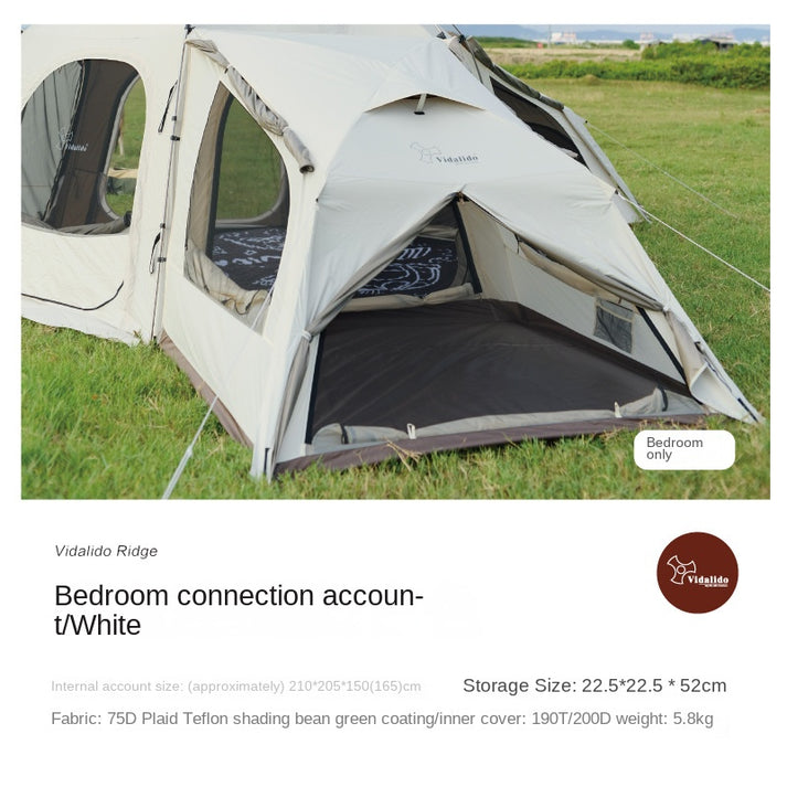 Vidalido RIDGE Series Modular Dome Tent Multiple Setup Geodesic Tent ...