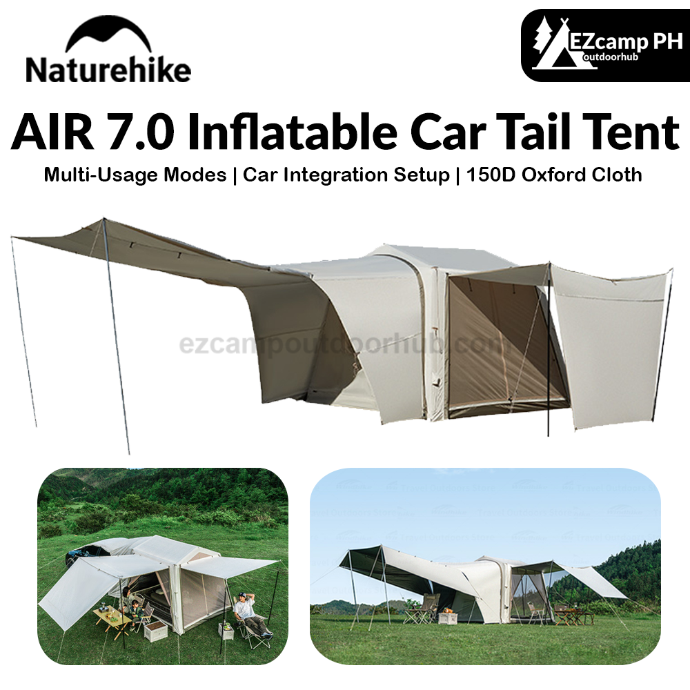 Naturehike AIR 7.0 Inflatable Car Tail Tent Portable SUV MPV Side Tunn ...