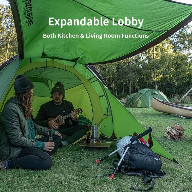 Naturehike CLOUD TUNNEL Camping Tent 2.6kg Ultralight for 2 Person ...