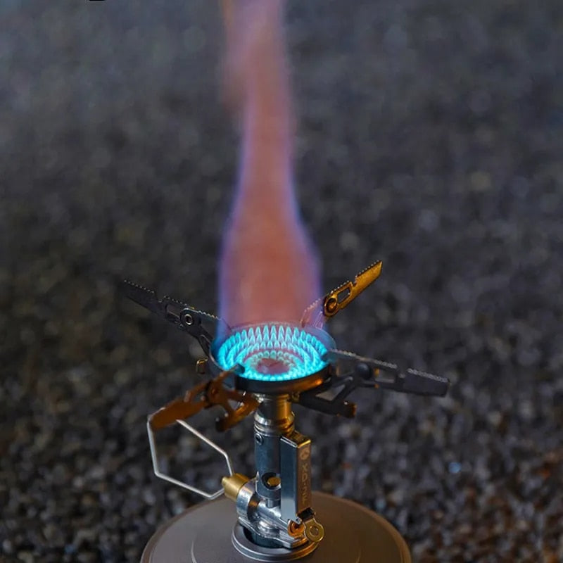 CAMPINGMOON XD-2F Mini High-Power Rocket Butane Gas Stove ...