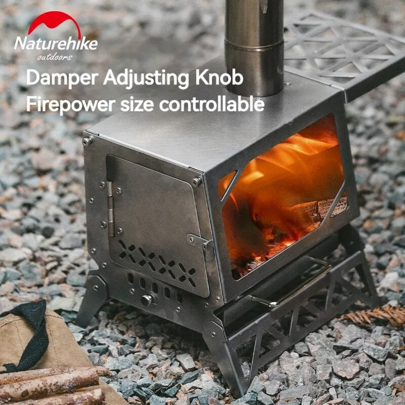 Naturehike ICEFIELD ELF Fire Wood Stove Outdoor Camping Cooking Heater ...