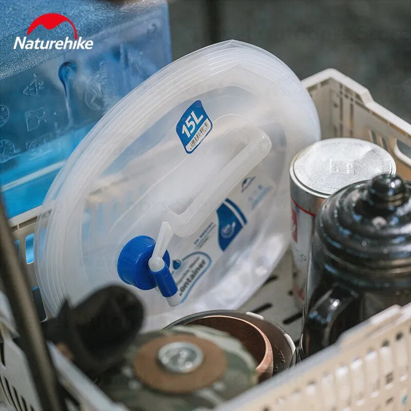 Naturehike 5L | 10L | 15L Outdoor Collapsible Drinking Water Container – ezcampphoutdoorhub
