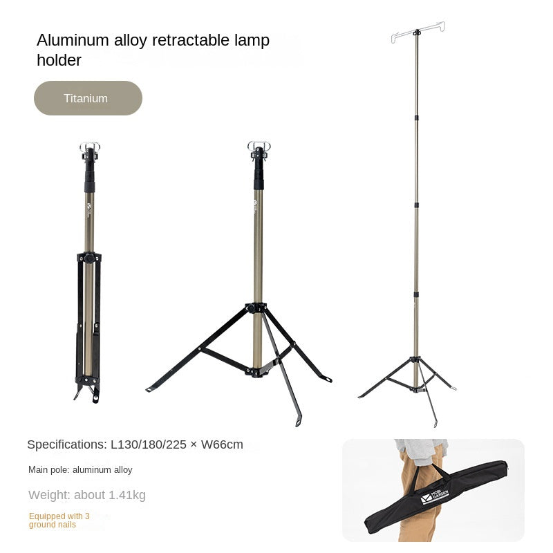 Mobi Garden Telescopic Light Stand Portable Retractable Lamp Holder ...