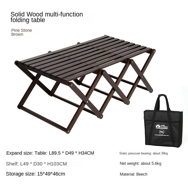 Mobi Garden Multi-Function Folding Table Portable Lightweight Solid – ezcampphoutdoorhub