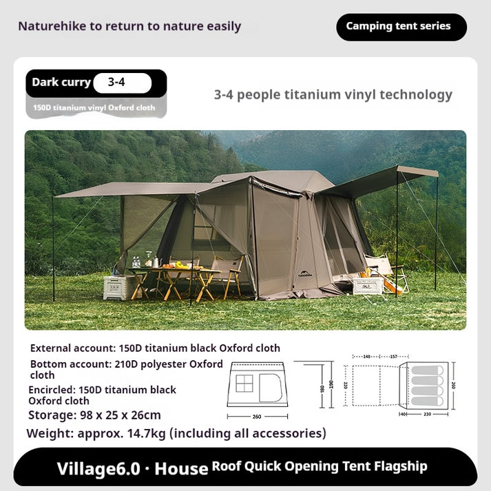 PRE-ORDER Naturehike VILLAGE 6.0 Gen 2 Flagship Edition Fast Automatic – EZcamp Outdoorhub
